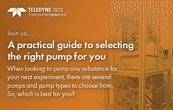 Webinar – A practical guide to selecting the right pump for you